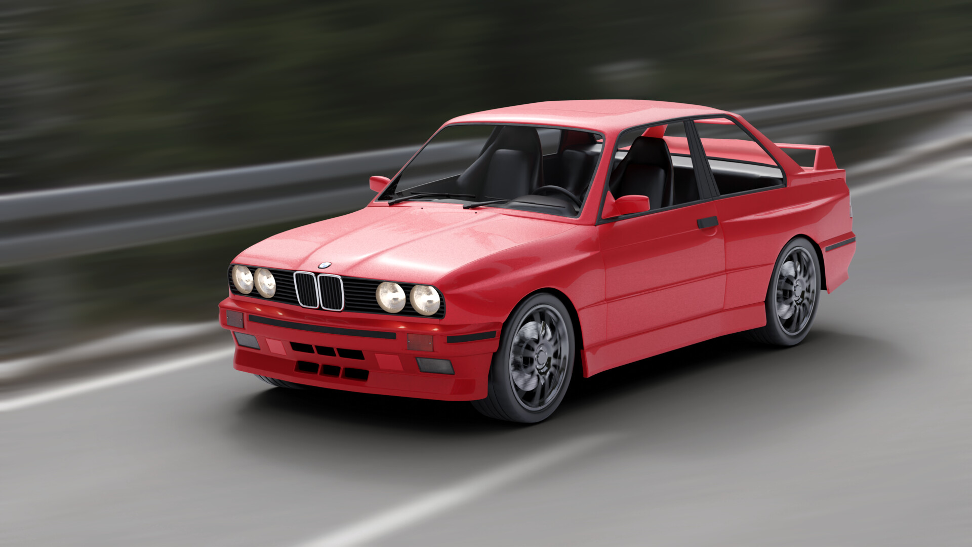 ArtStation - BMW M3 E30 2