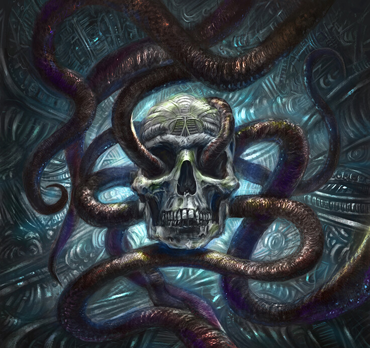 ArtStation - Future skull