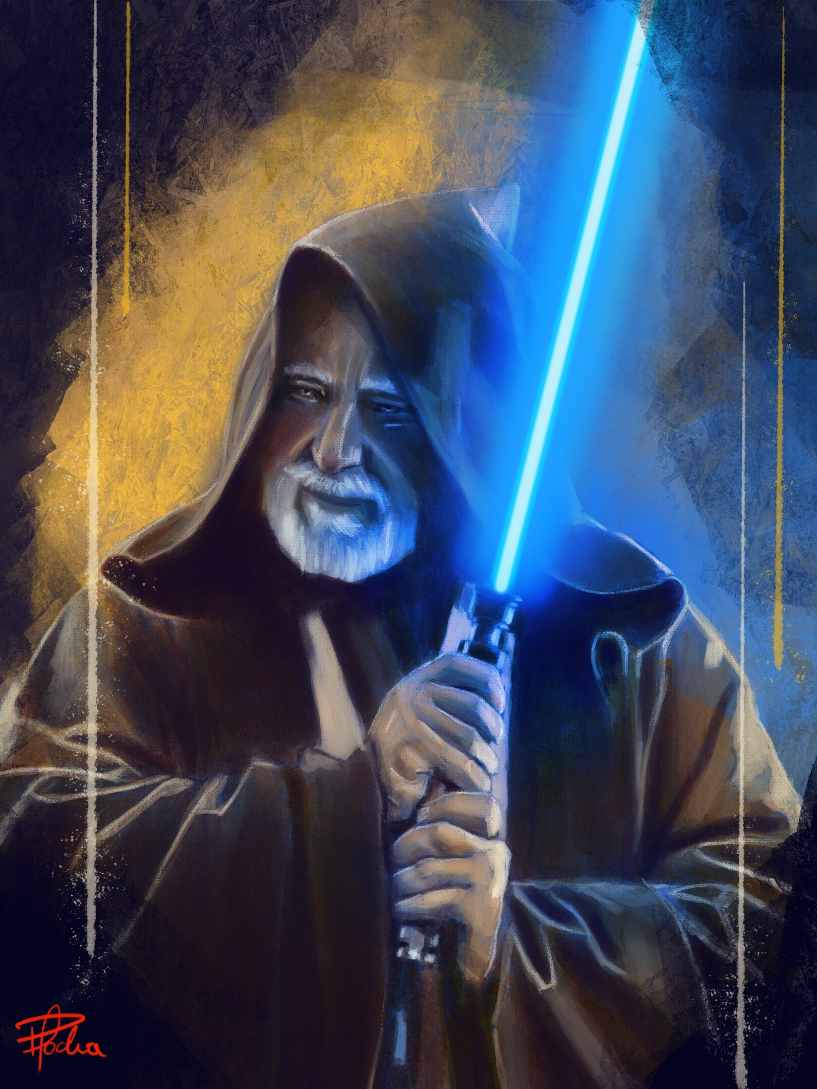 ArtStation - Obi-Wan Kenobi (classic trilogy)