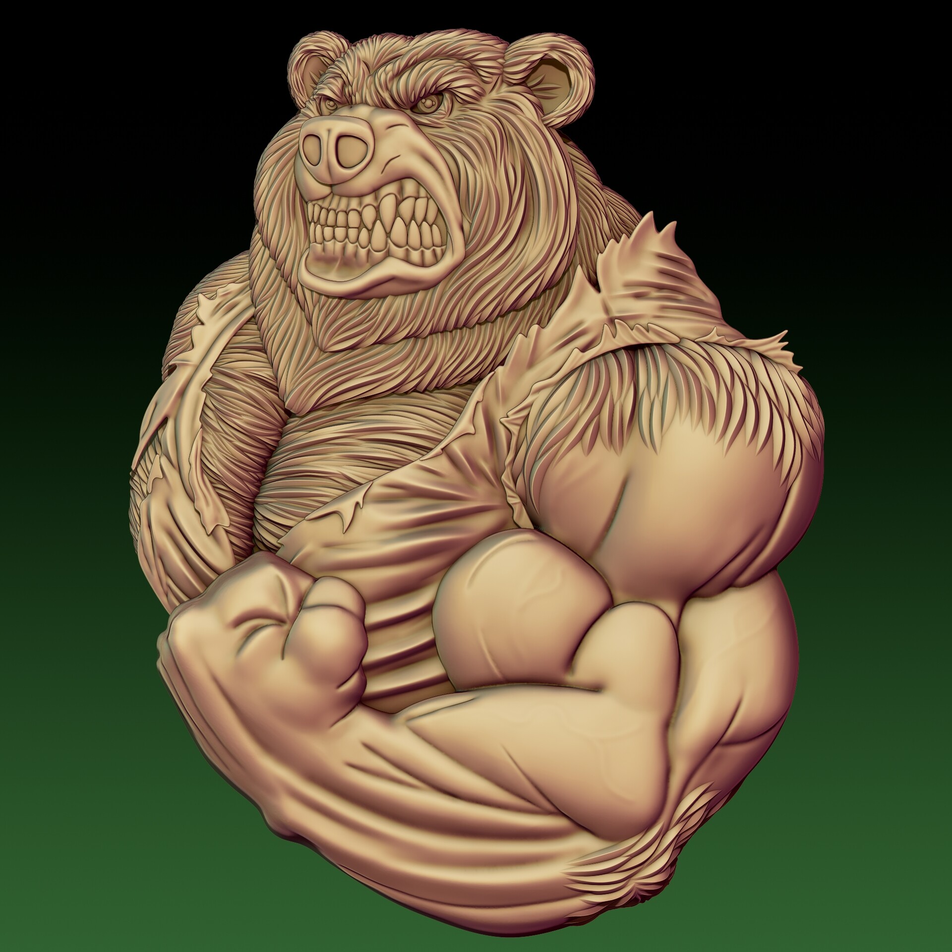 ArtStation - Strong bear