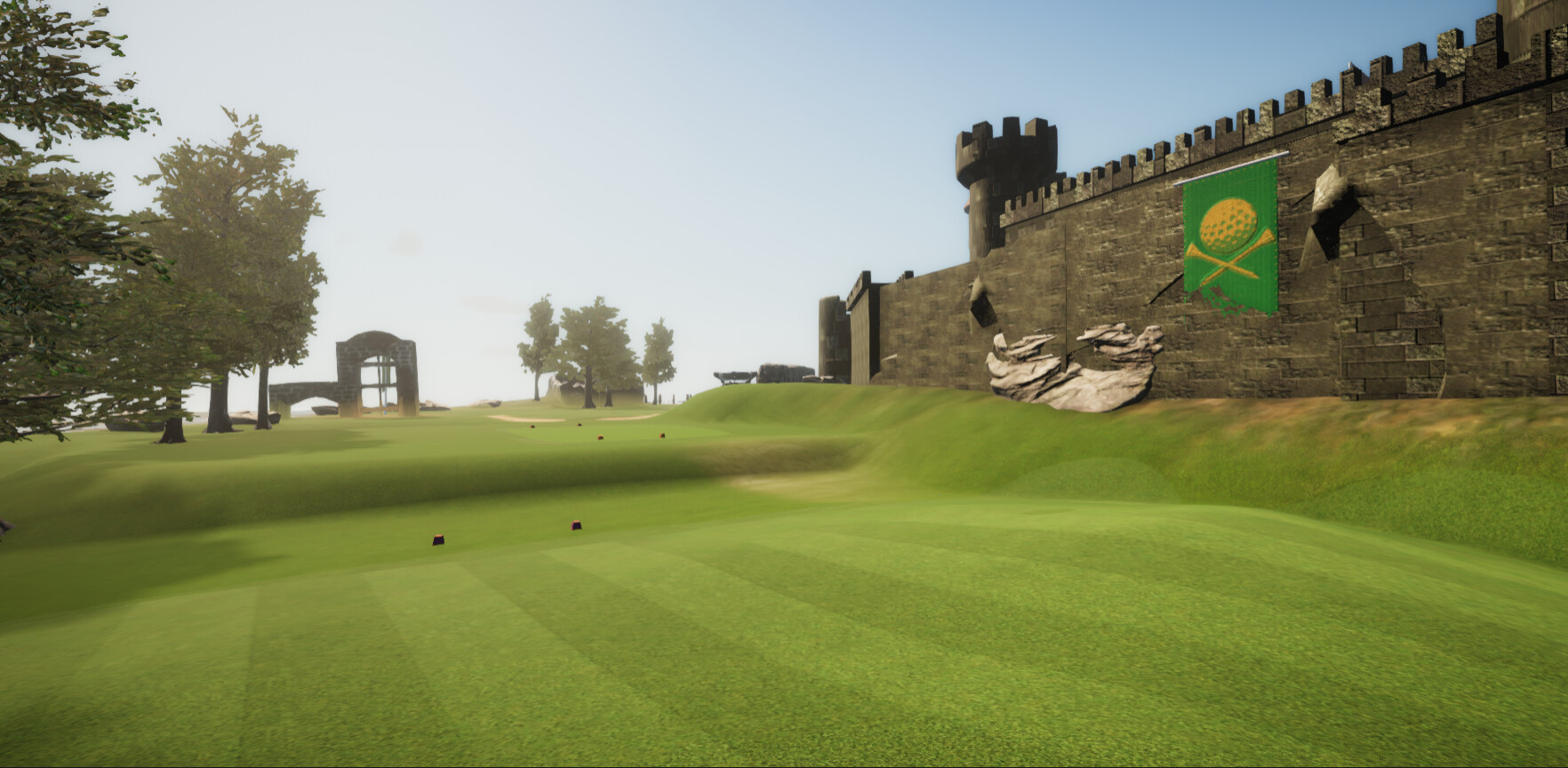 ArtStation - Castle Coast - 18 Hole golf course