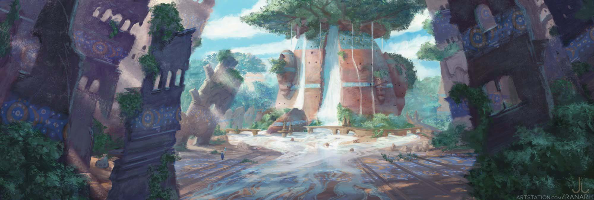 Party Palace by Jennifer S. Lange : r/ImaginaryLandscapes