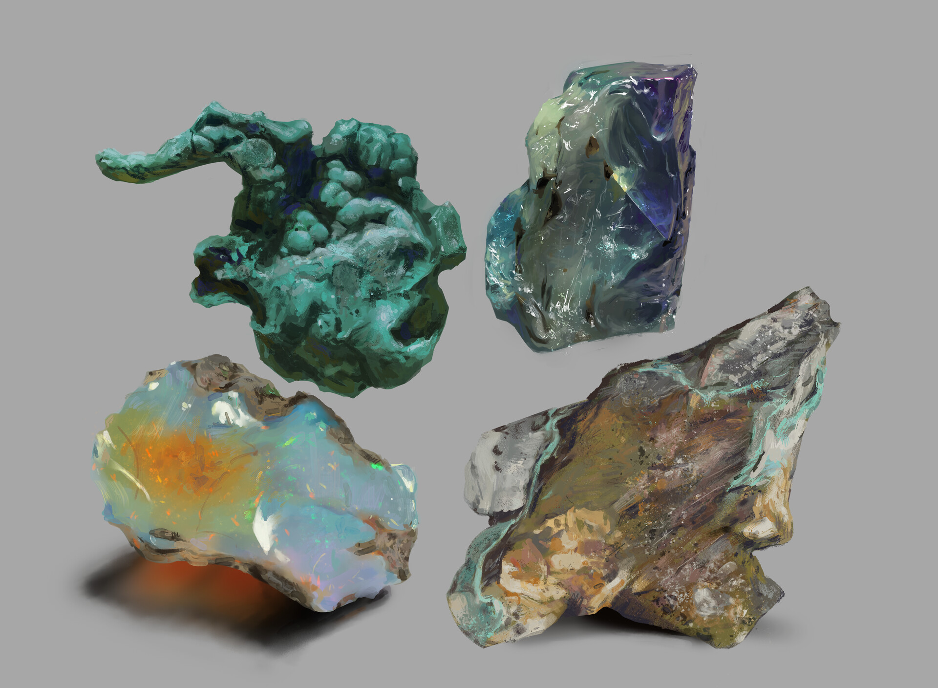 ArtStation - Rock Studies