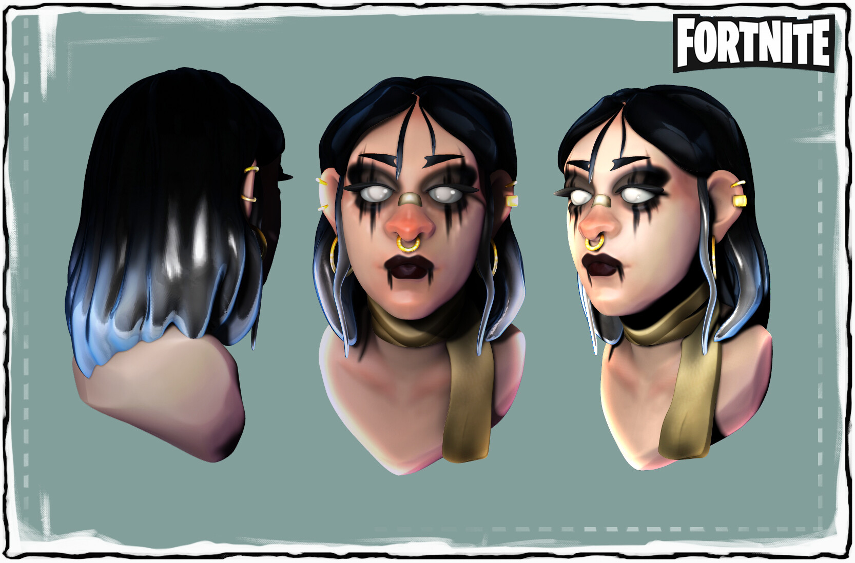 ArtStation - Fortnite Styled Character (Uni Work)