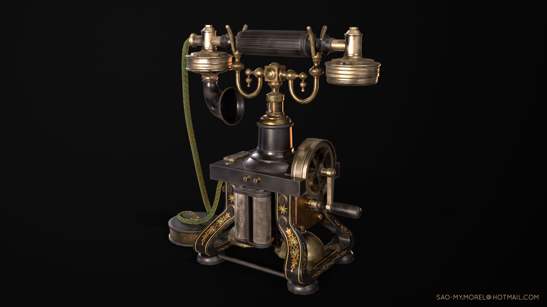 ArtStation - Old skeletal telephone
