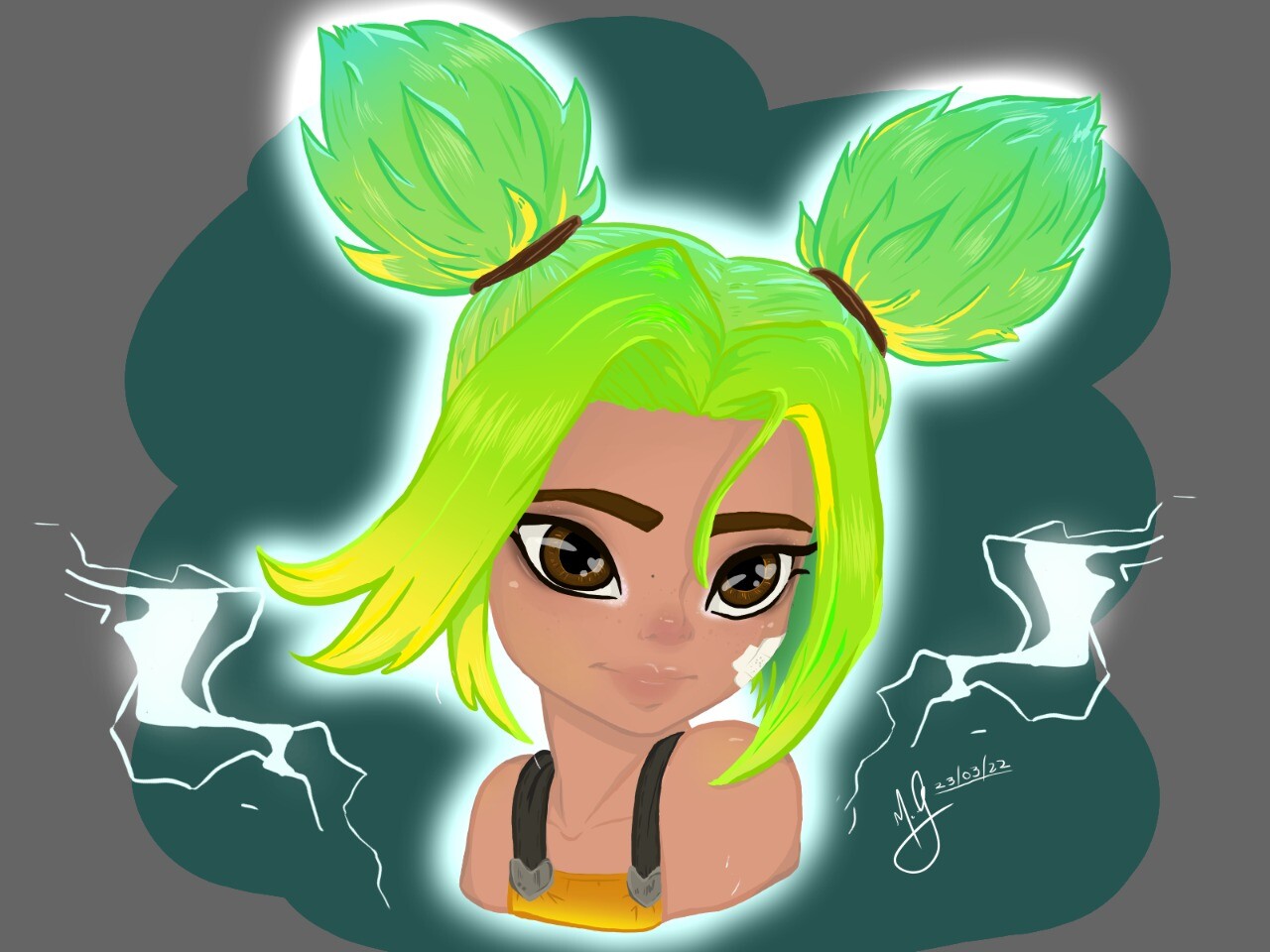 ArtStation - Zeri from League of Legends