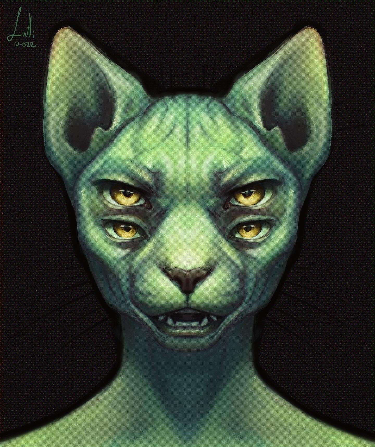 ArtStation - Spooky cat