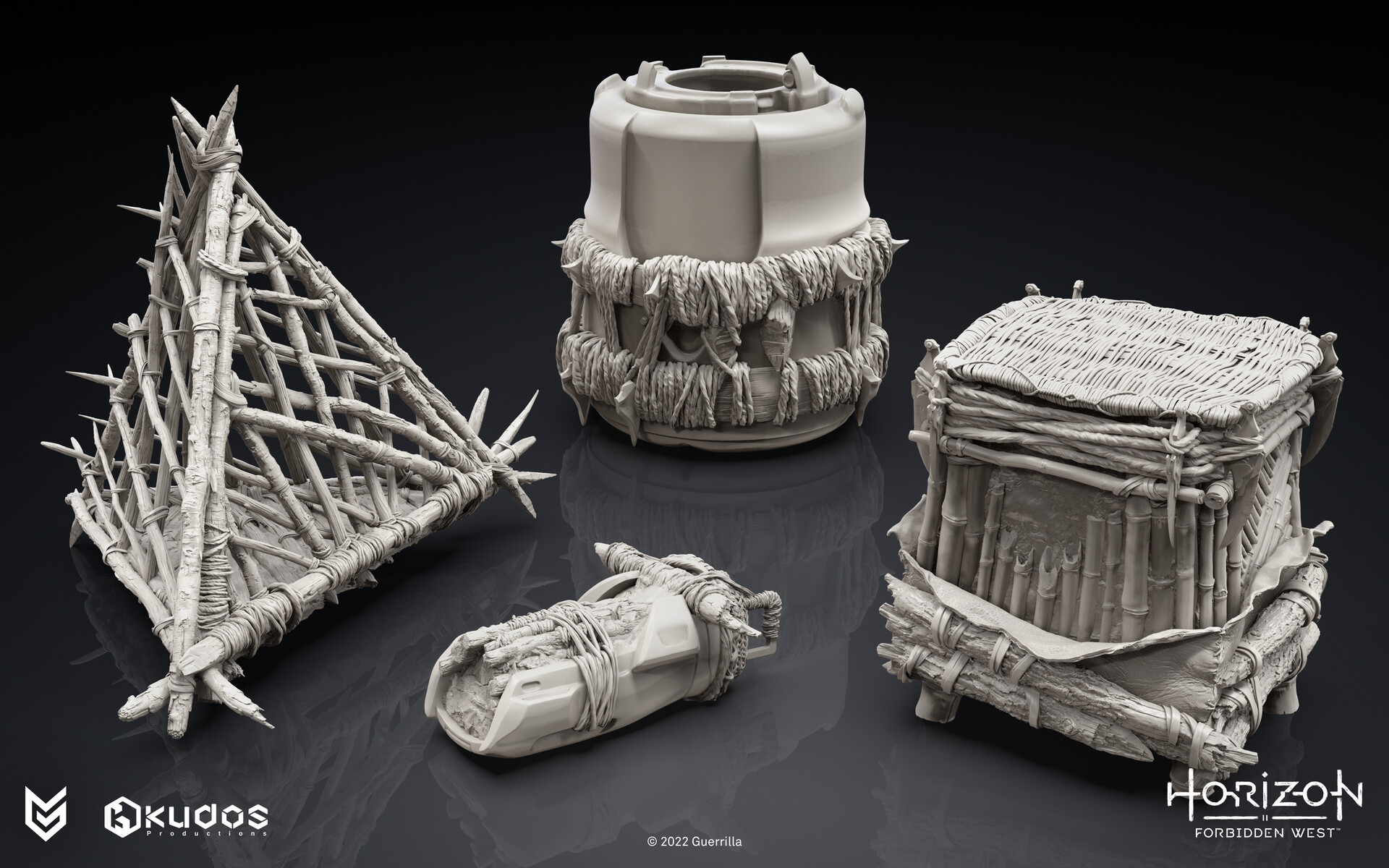 Kudos Productions - Horizon Forbidden West – Tenakth Tribe Assets