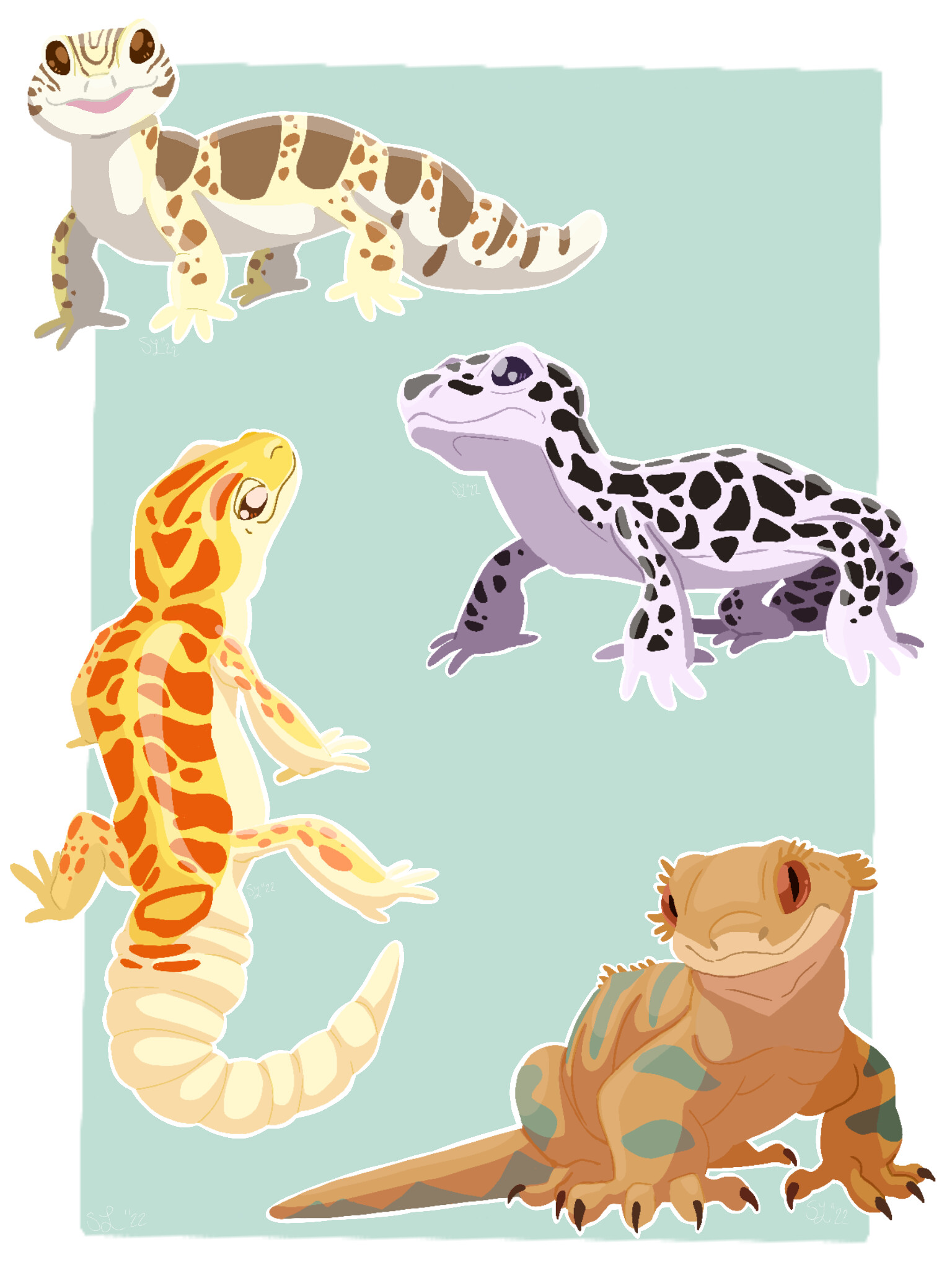 ArtStation - Geckos