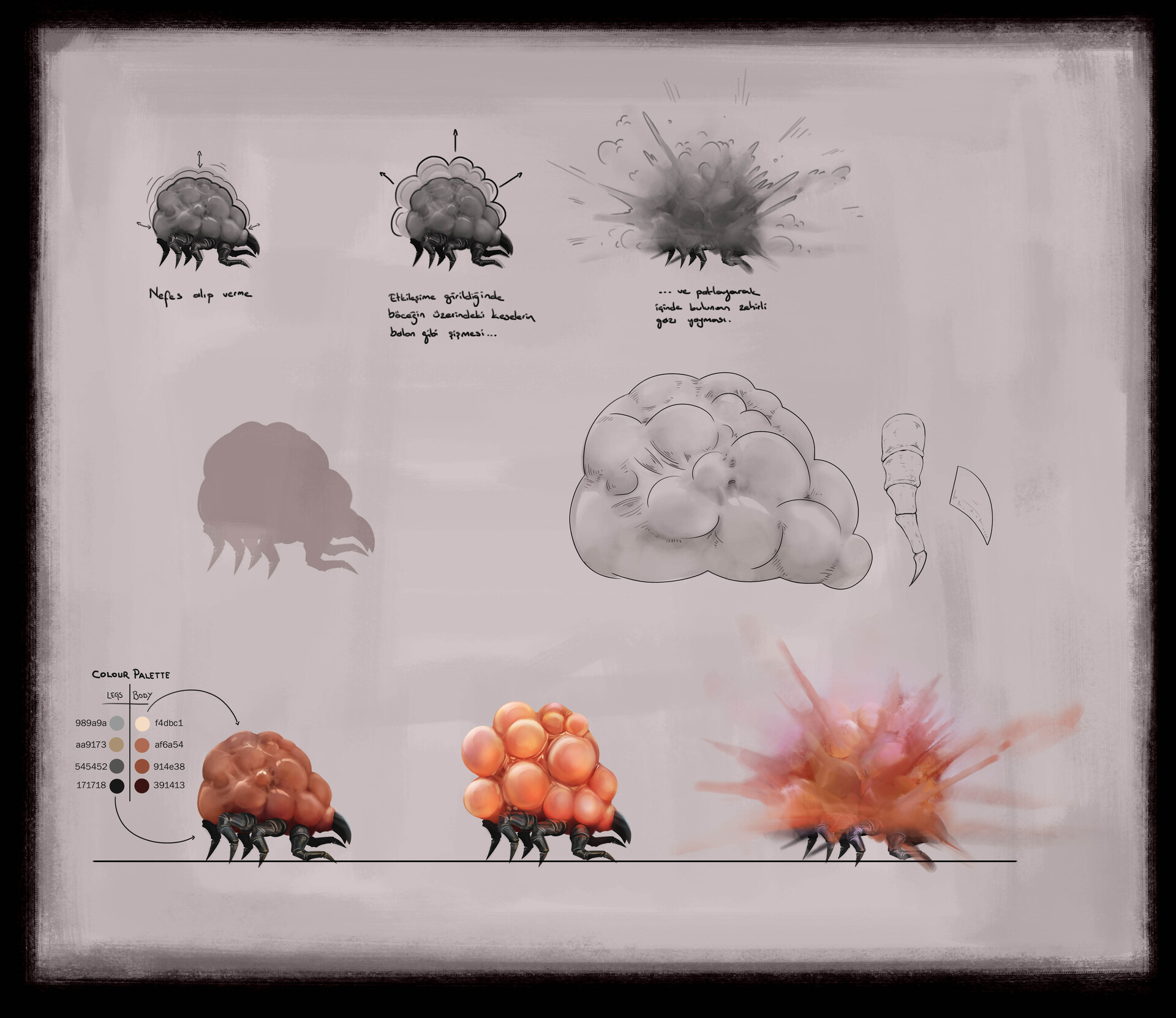 ArtStation - exploding insect