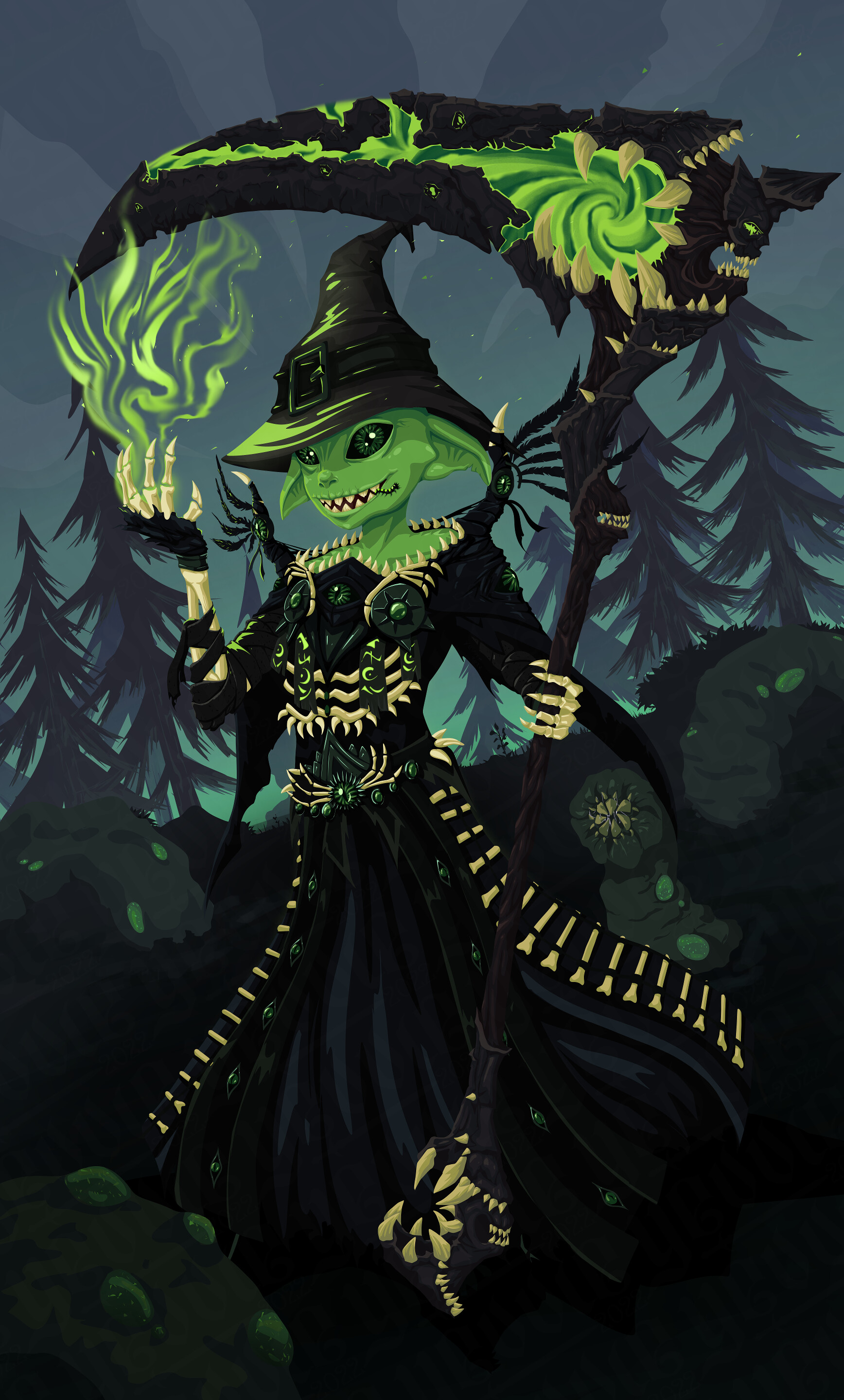 ArtStation - Demon Puppet - GW2 Fanart Commission