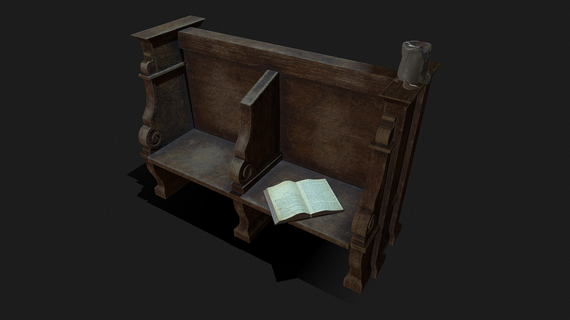 ArtStation - Church pew