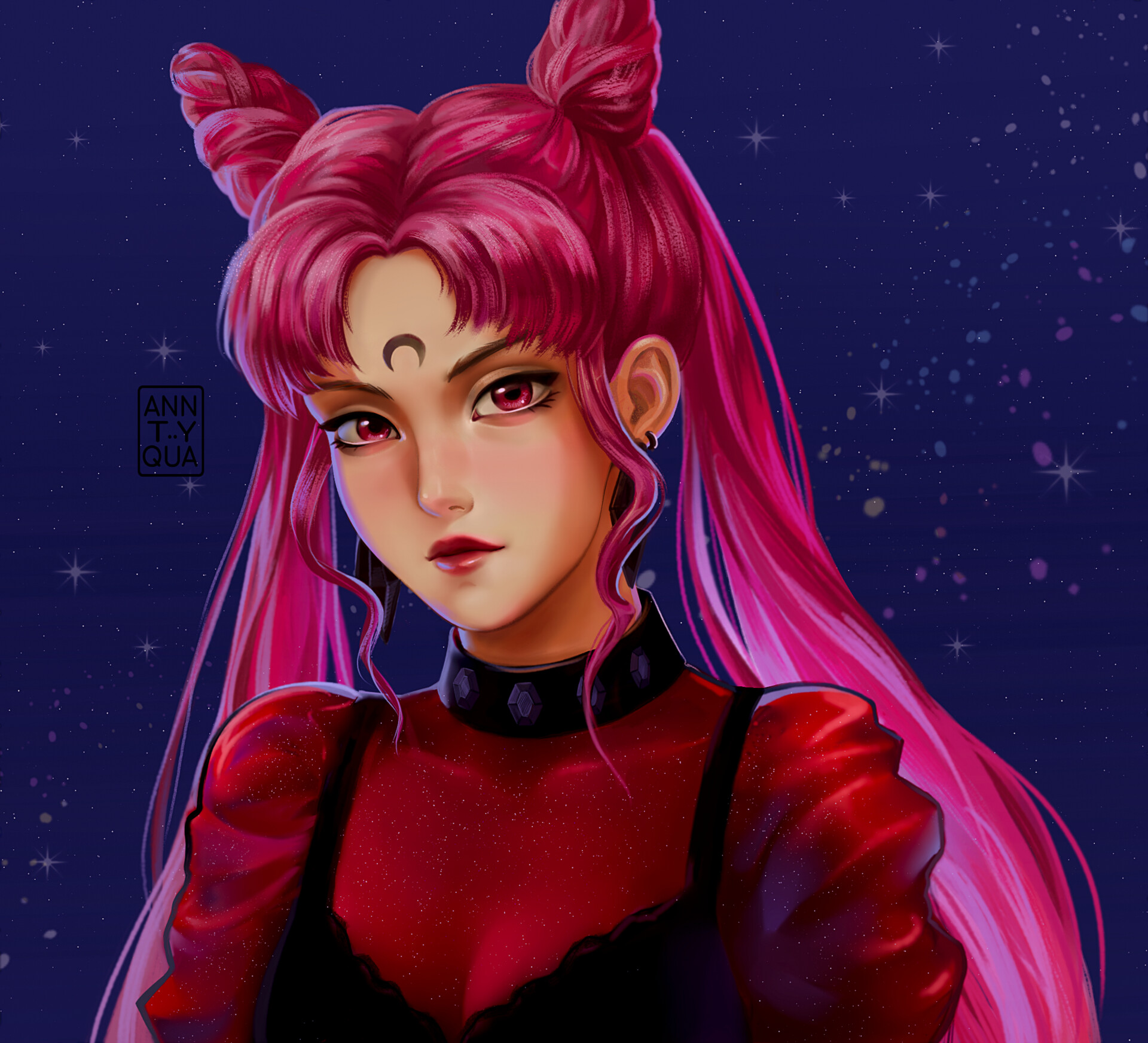 ArtStation - Black Lady