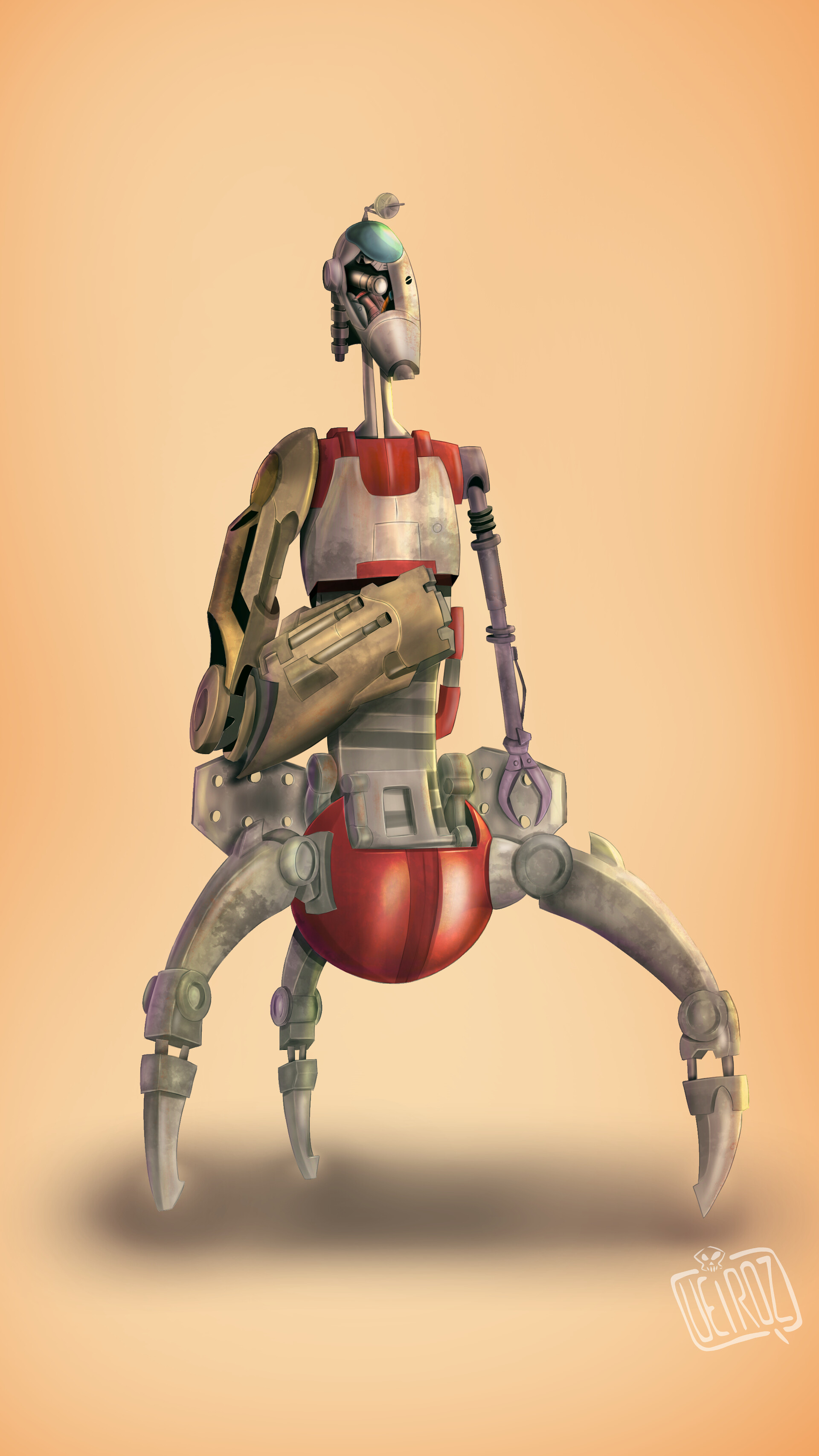ArtStation - Clanker - OC commission for Star Wars day