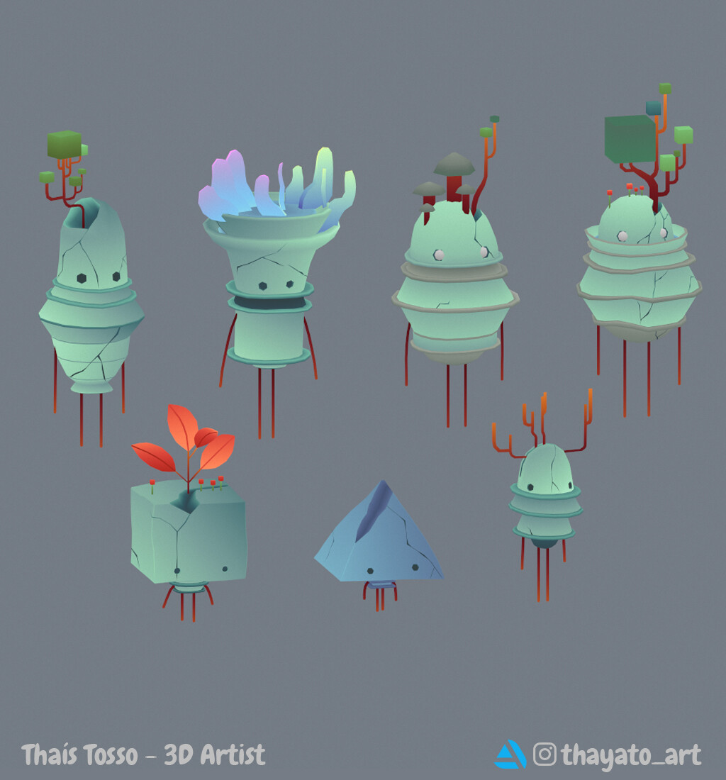 ArtStation - Gris Fan Art - Forest Friends