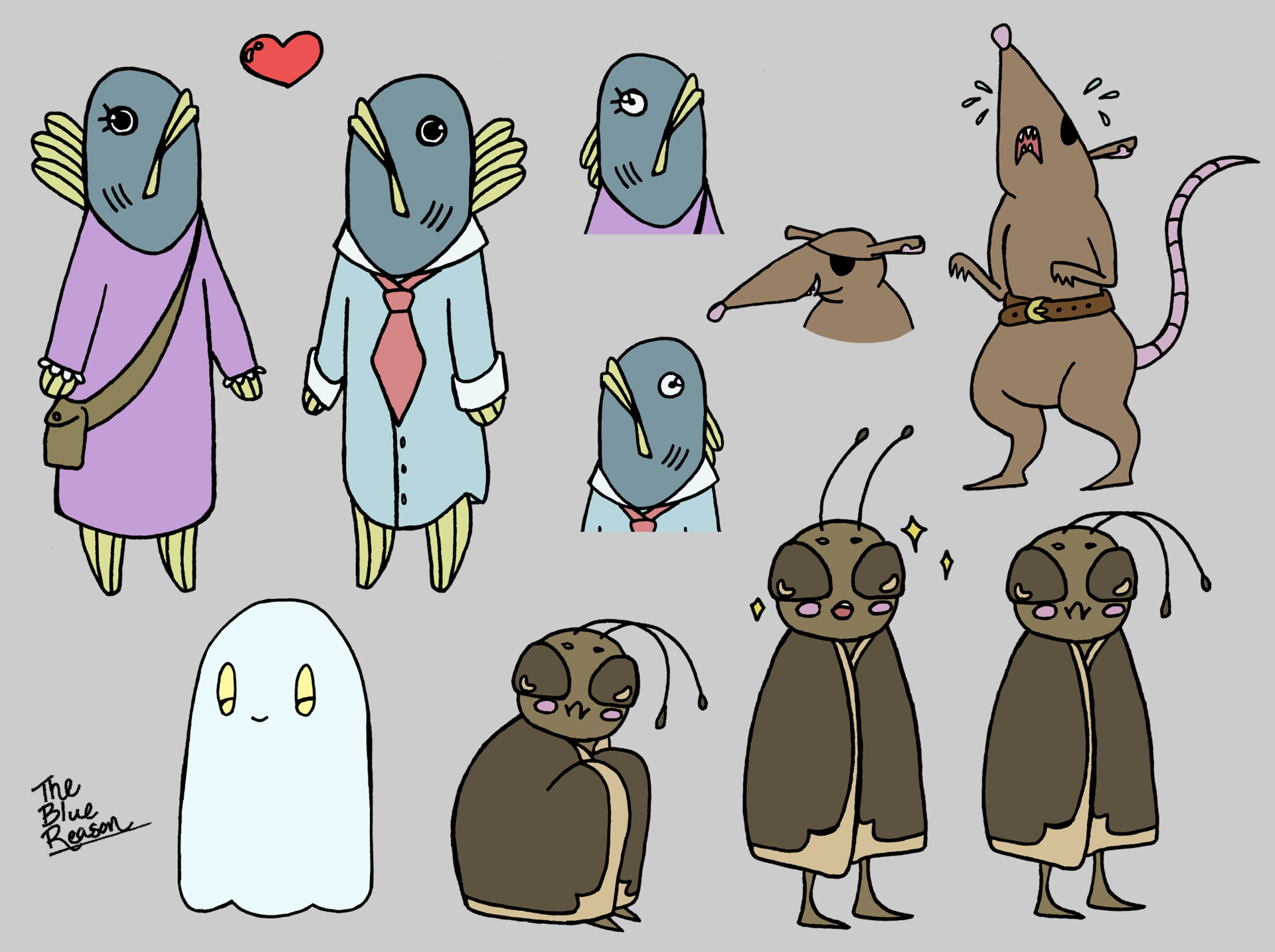 ArtStation - Paper RPG Characters