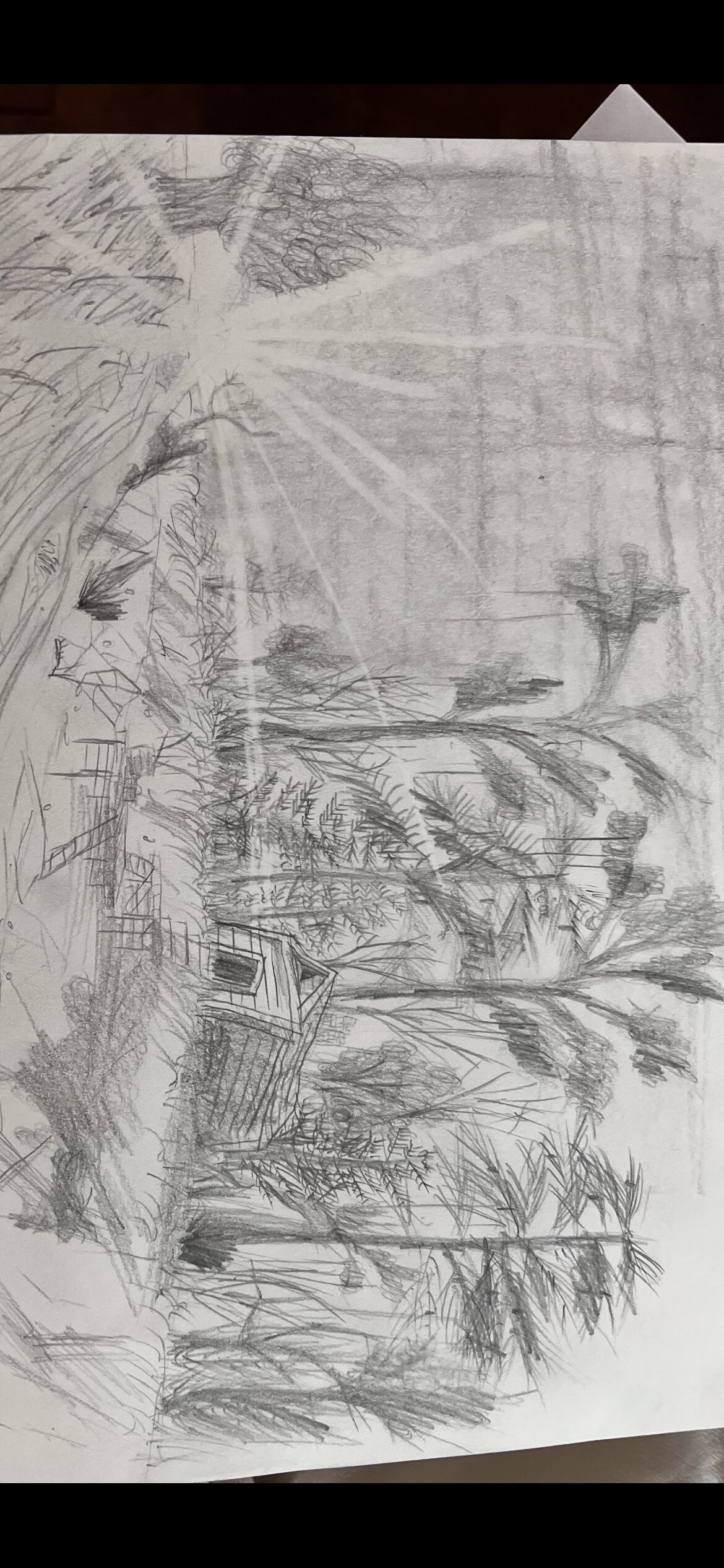 ArtStation - Land scape and character sketch