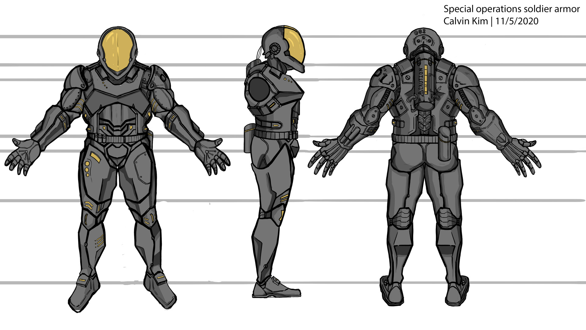 ArtStation - Sci-Fi Armor Concept