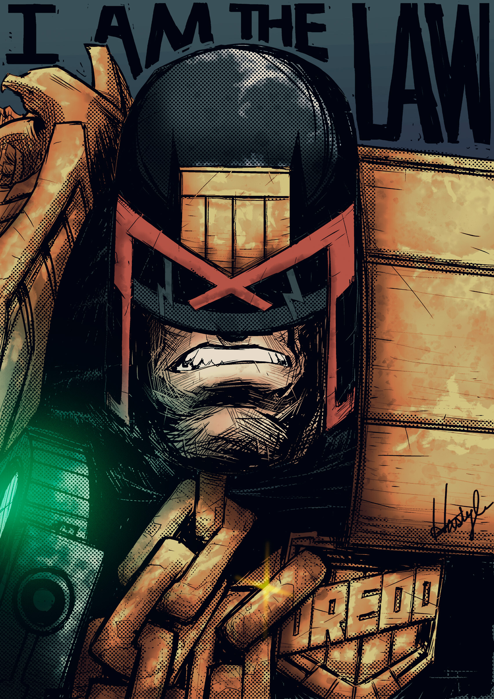 ArtStation - Judge Dredd
