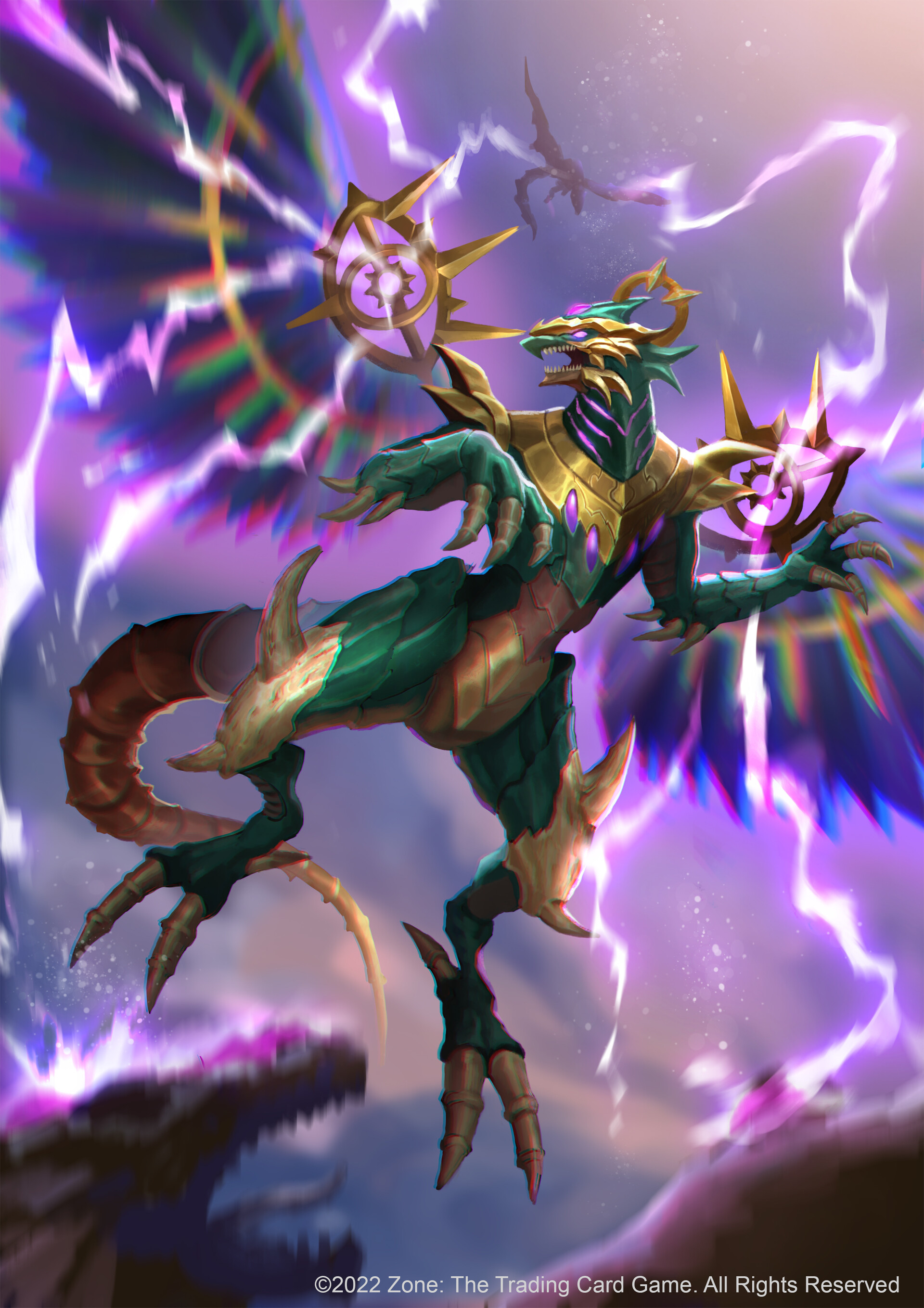 ArtStation - Soundguard Dragon. My work done for ©ZONE: Trading Card ...