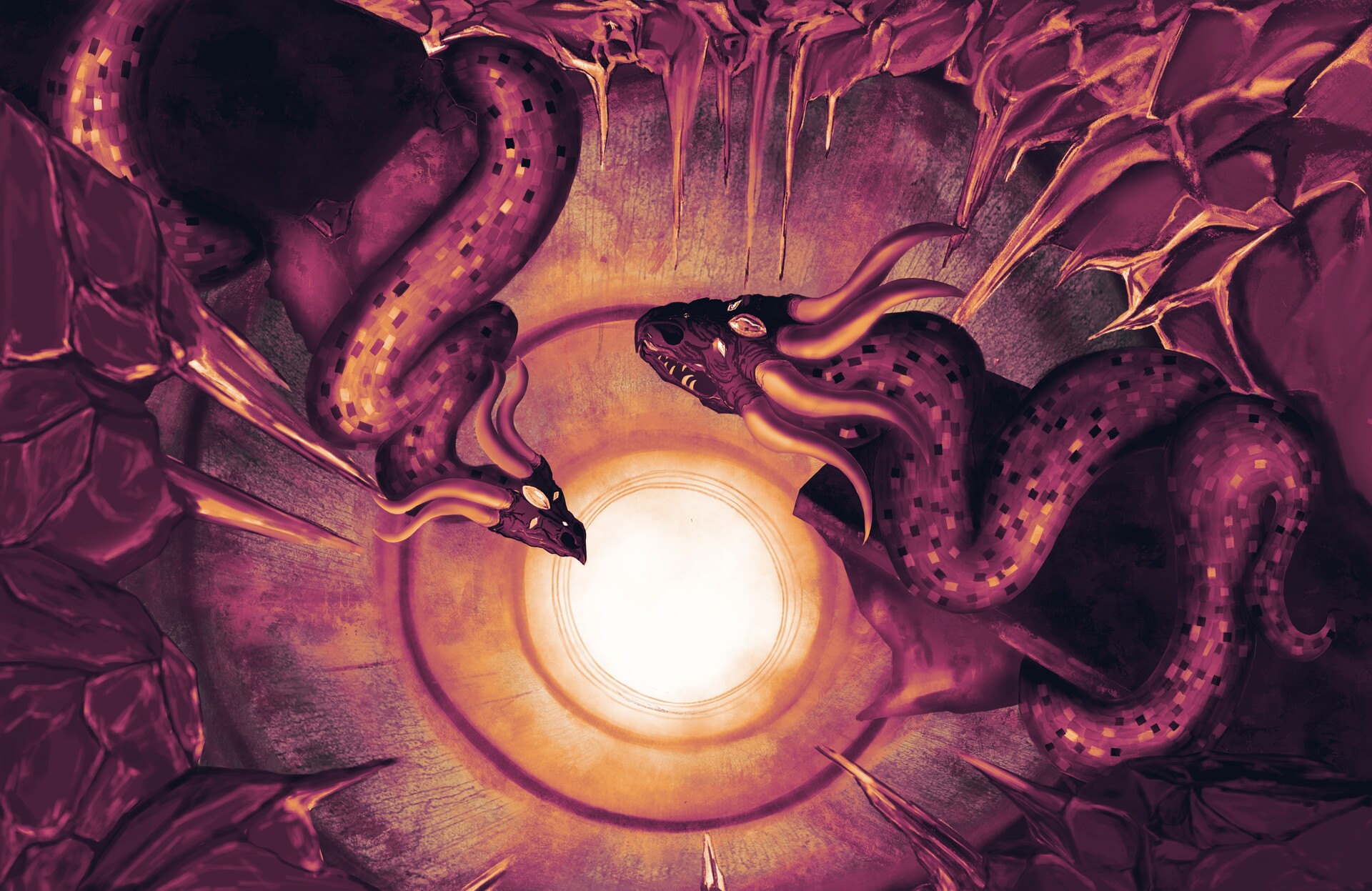 ArtStation - Serpents of hell