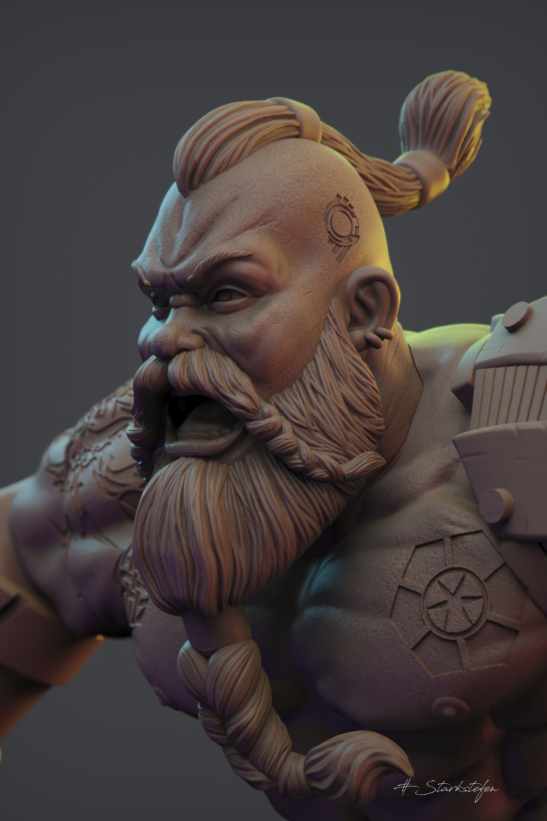 ArtStation - 3D Printable SCIFI CHARACTER MINIATURE