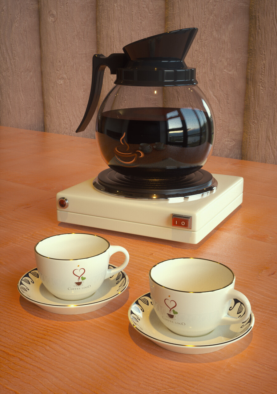 ArtStation - coffee pot