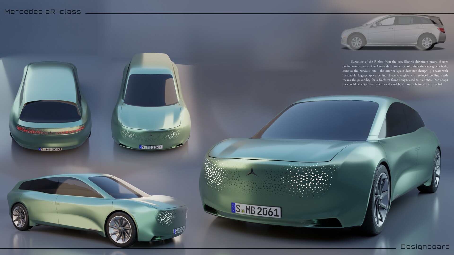 ArtStation - Mercedes Benz eR Class