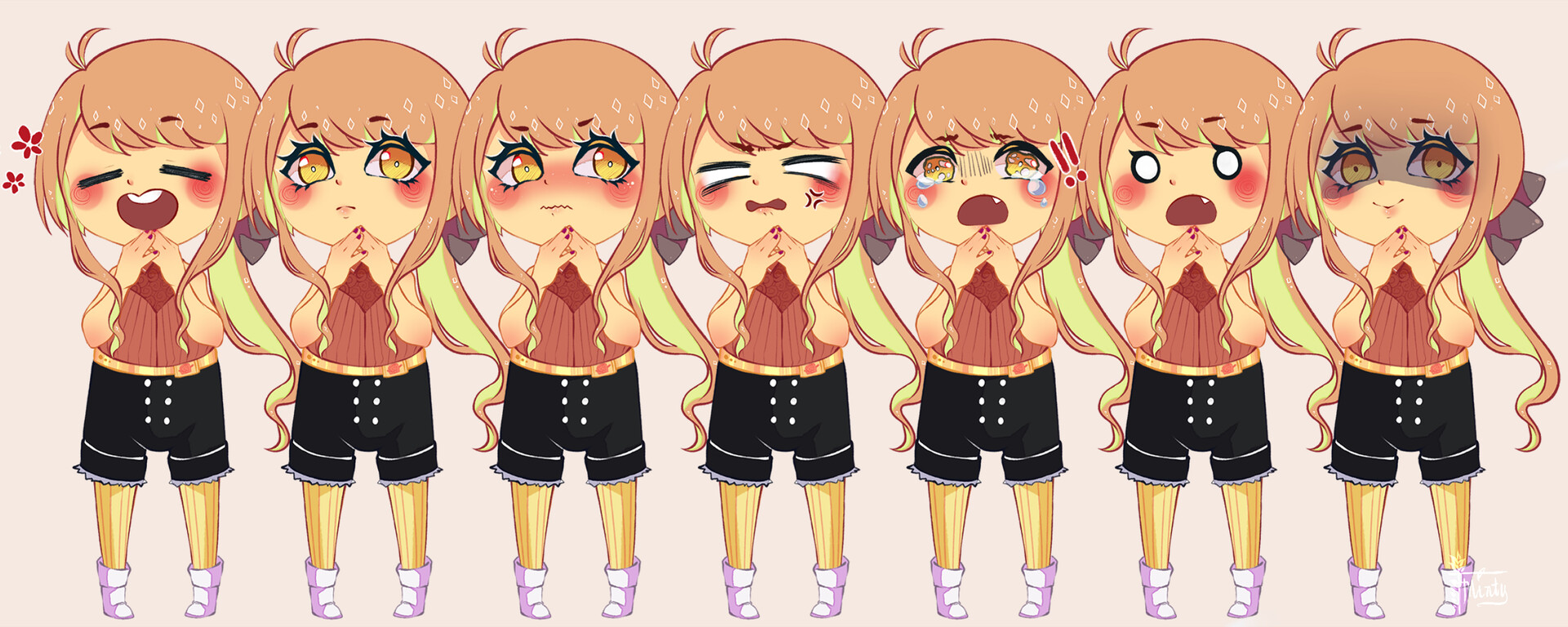 ArtStation - Fleur - Chibi Character Sprite