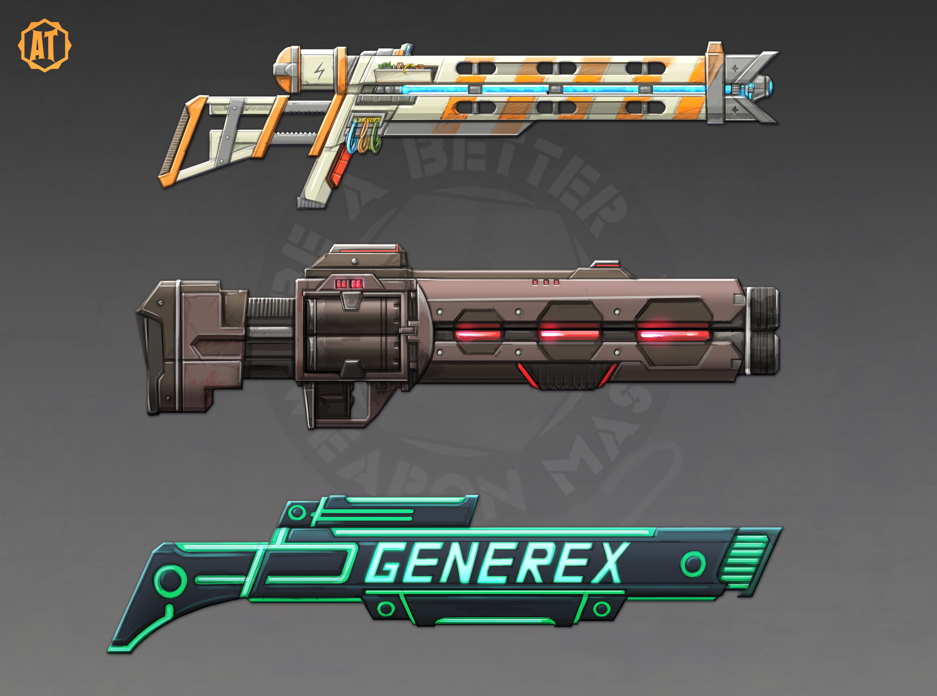 André Torres - Absolute Tabletop | Guns (Futuristic, Fantasy and Modern)