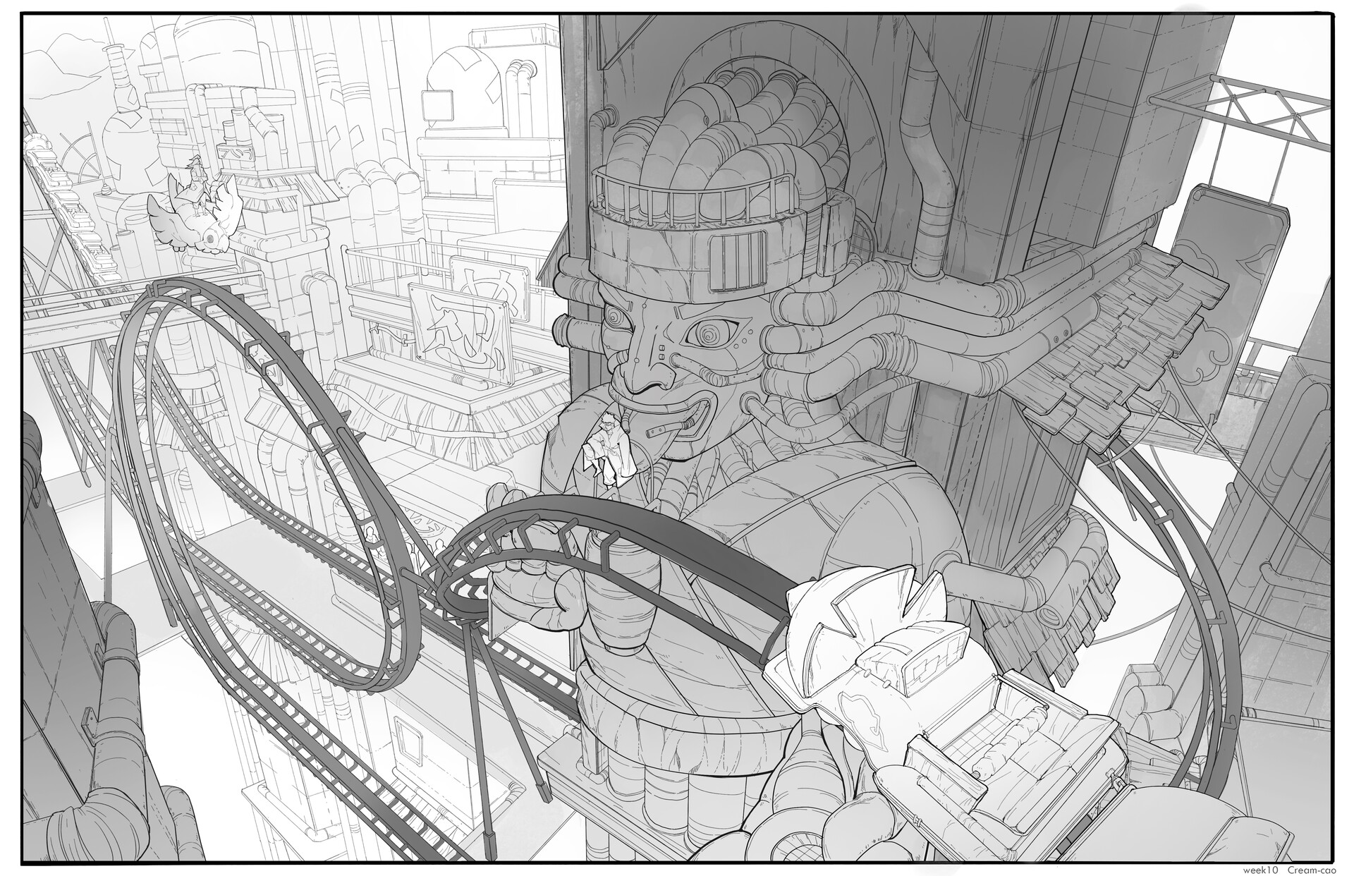 ArtStation - Naruto Theme Park