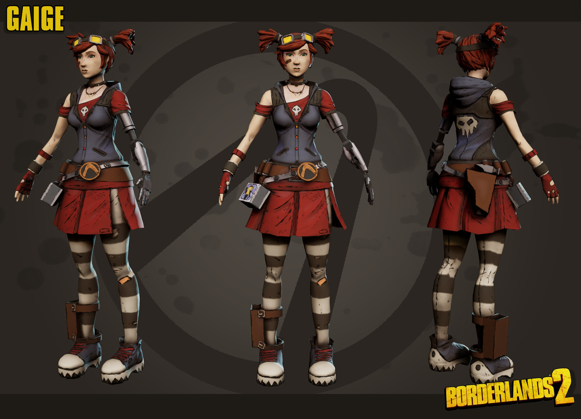 Gaige Borderlands 2 Skins