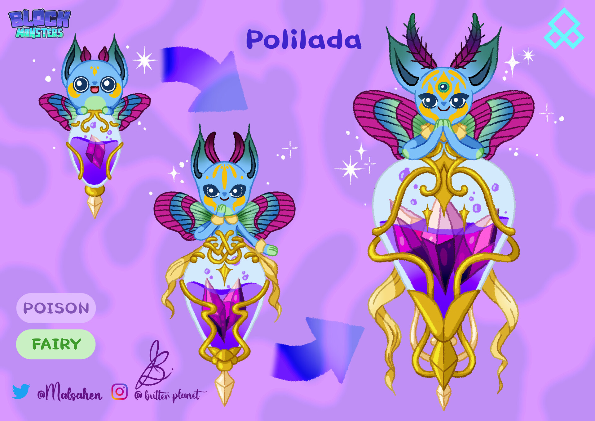 ArtStation - Block Monster Character Design Challenge