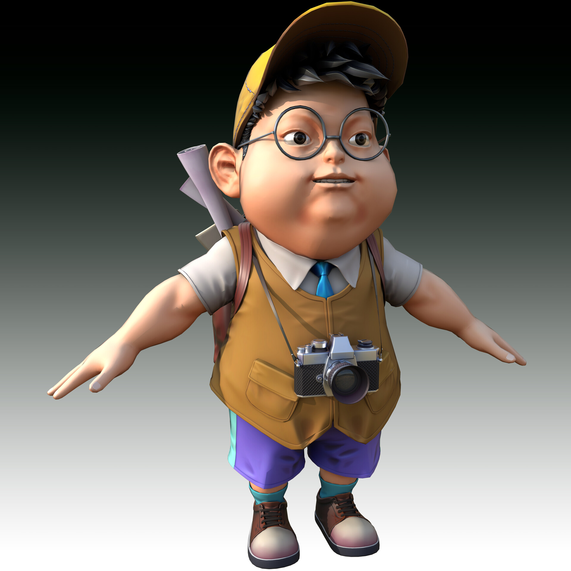 ArtStation - Chubby guy real-time character