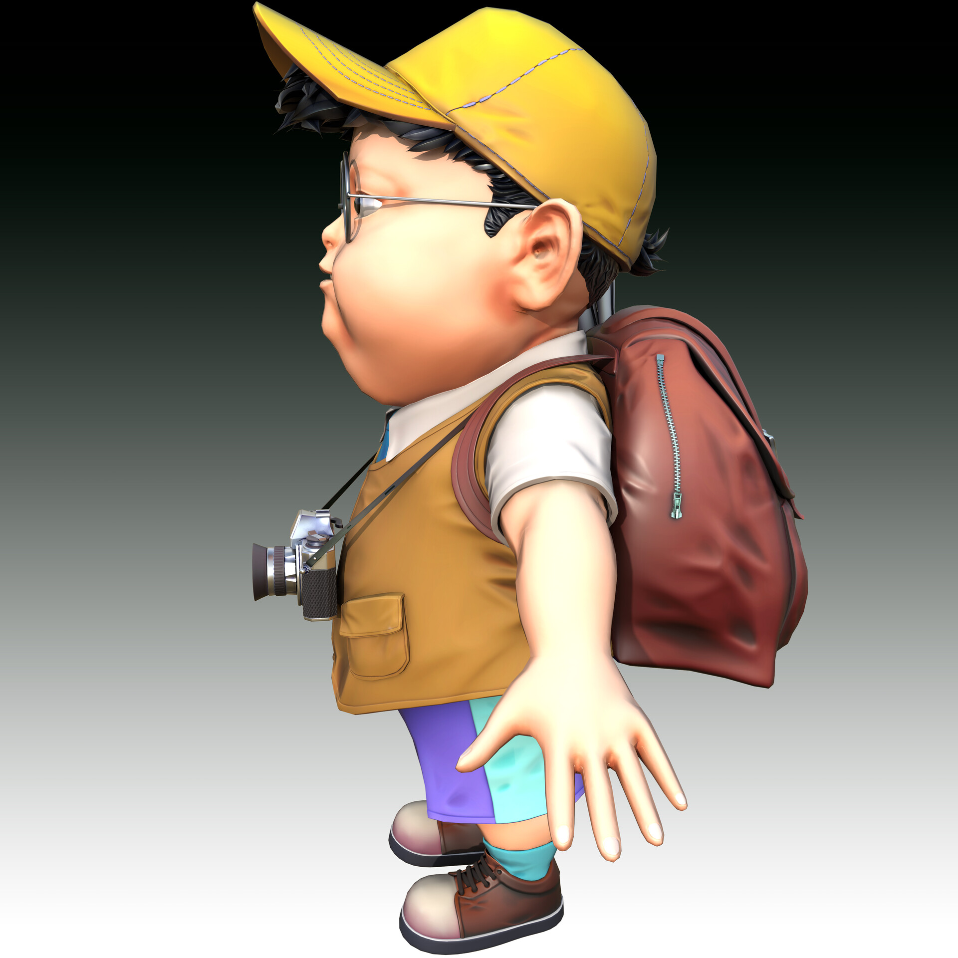 Leon Chen - Chubby guy real-time character