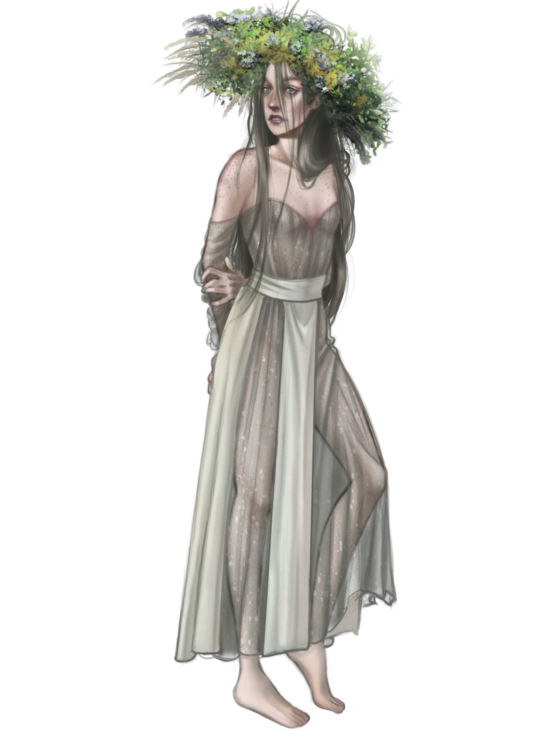 ArtStation - Concept art of Lilya (character of the comic)