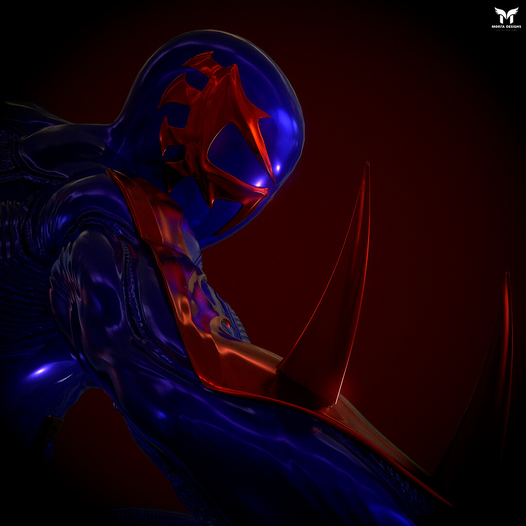 ArtStation - SPIDER-MAN 2099 (Miguel O'Hara) - 3D MODEL