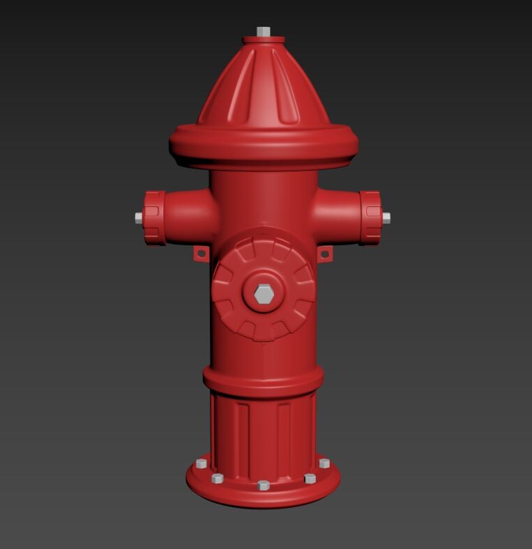 ArtStation - Fire Hydrant 3ds Max