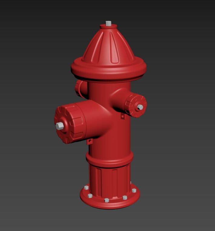 Jackson Toderan - Fire Hydrant 3ds Max