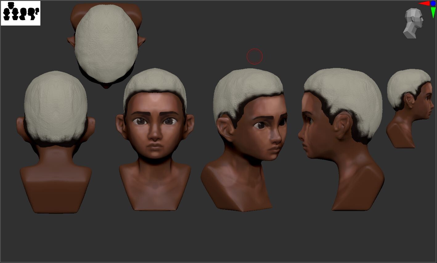 ArtStation - Little Man Portrait - Arcane