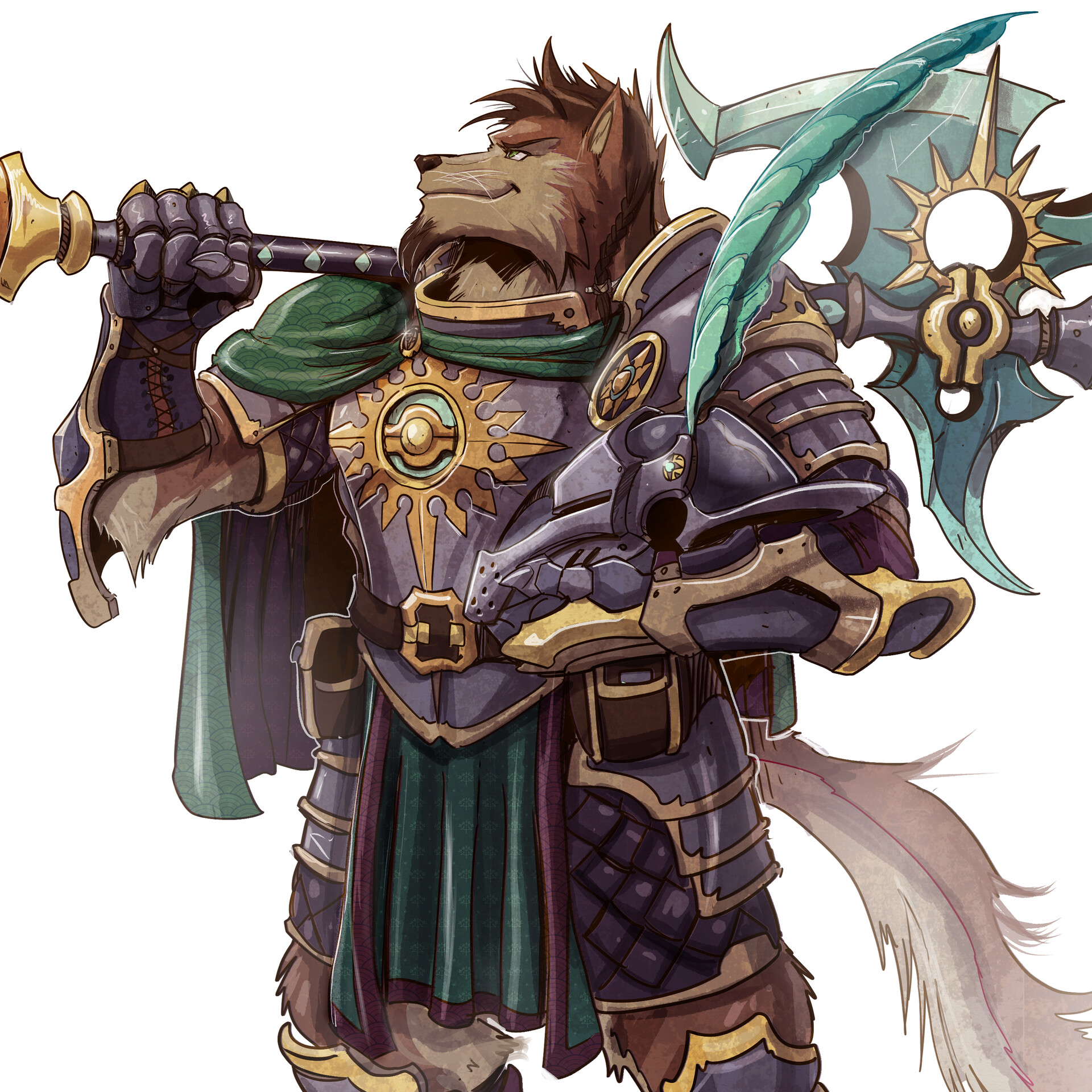 ArtStation - Wolf Knight