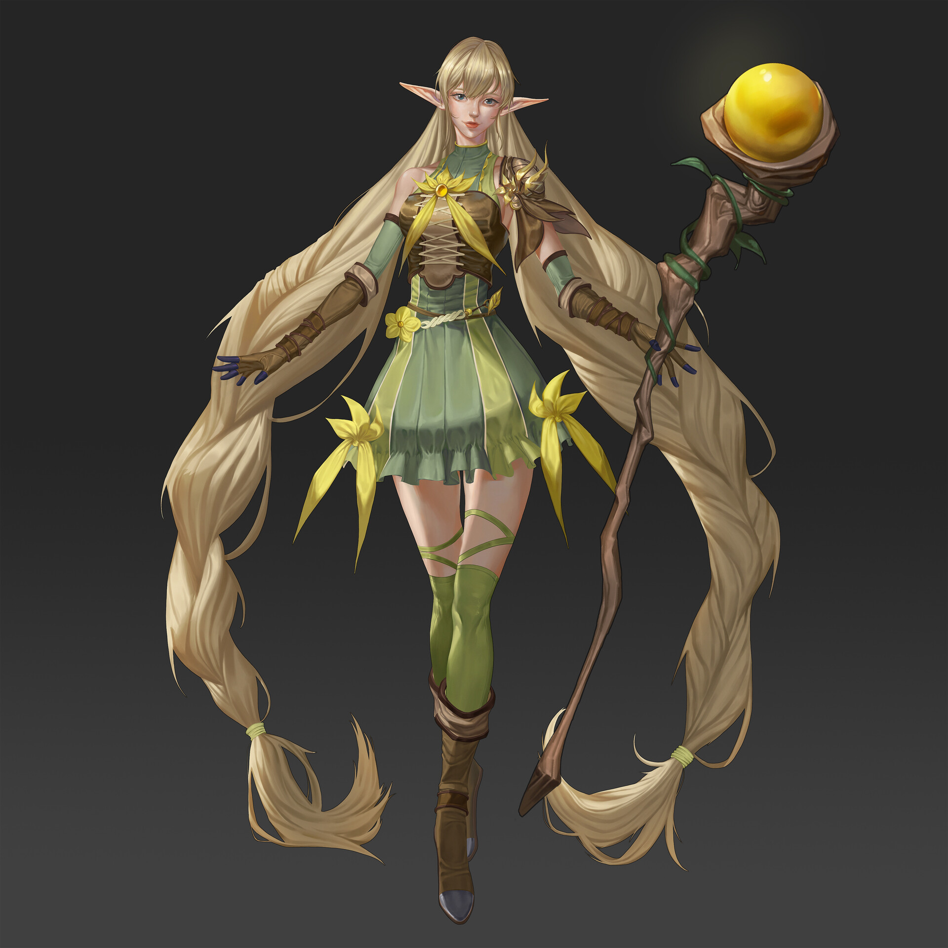 ArtStation - Elf mage