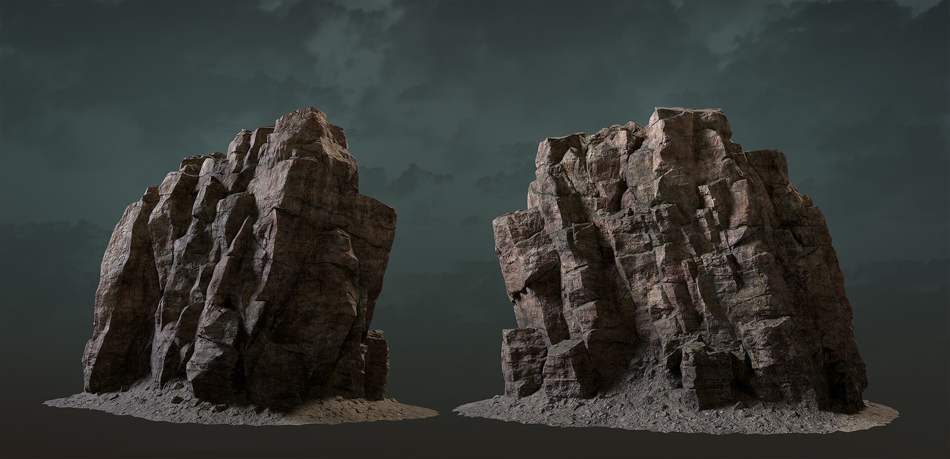 ArtStation - Procedural Stone Cliffs