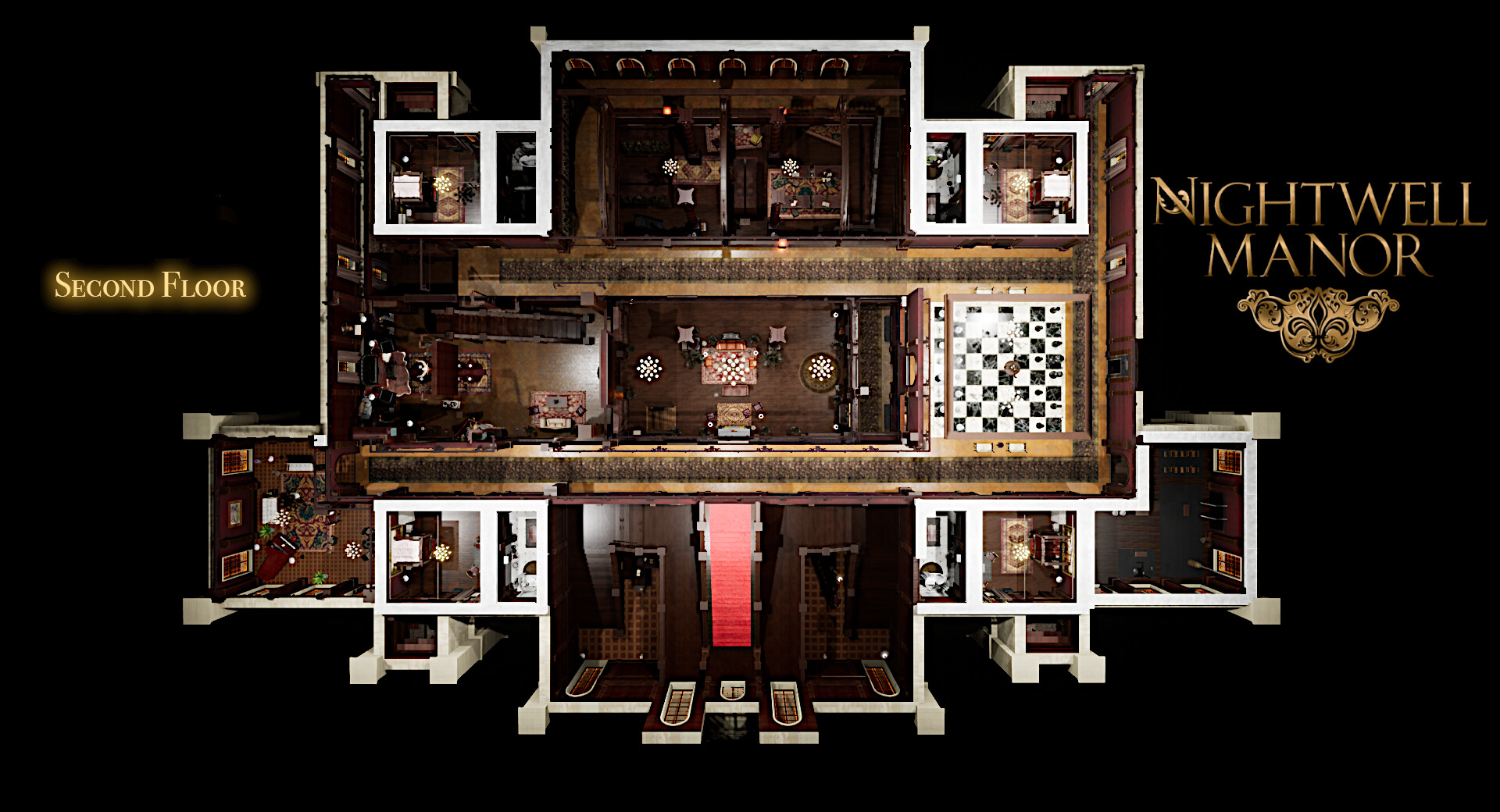 Corey Schiffer - Nightwell Manor Environment Art and Level Design