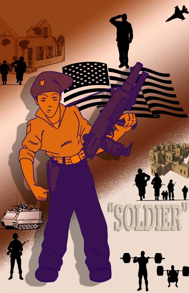 ArtStation - soldier by Jacob Mallory