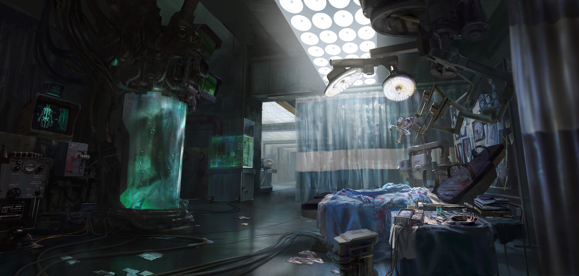 ArtStation - test of a biochemistry lab