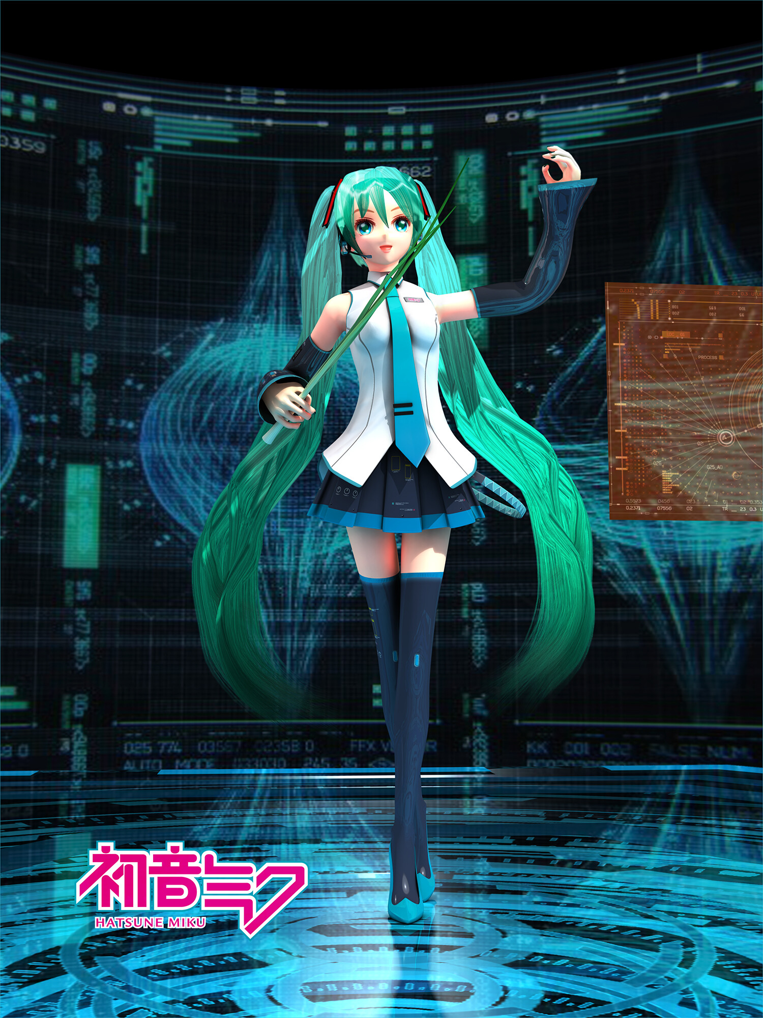 ArtStation - HATSUNE MIKU SERIES - WORLD'S END DANCEHALL