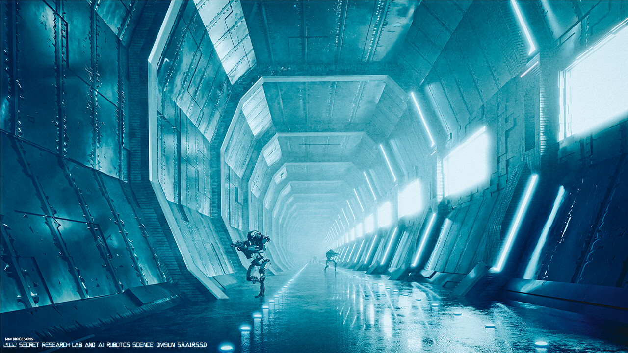 ArtStation - 2032 SECRET RESEARCH LAB AND A.I ROBOTIC SCIENCE DIVISION ...