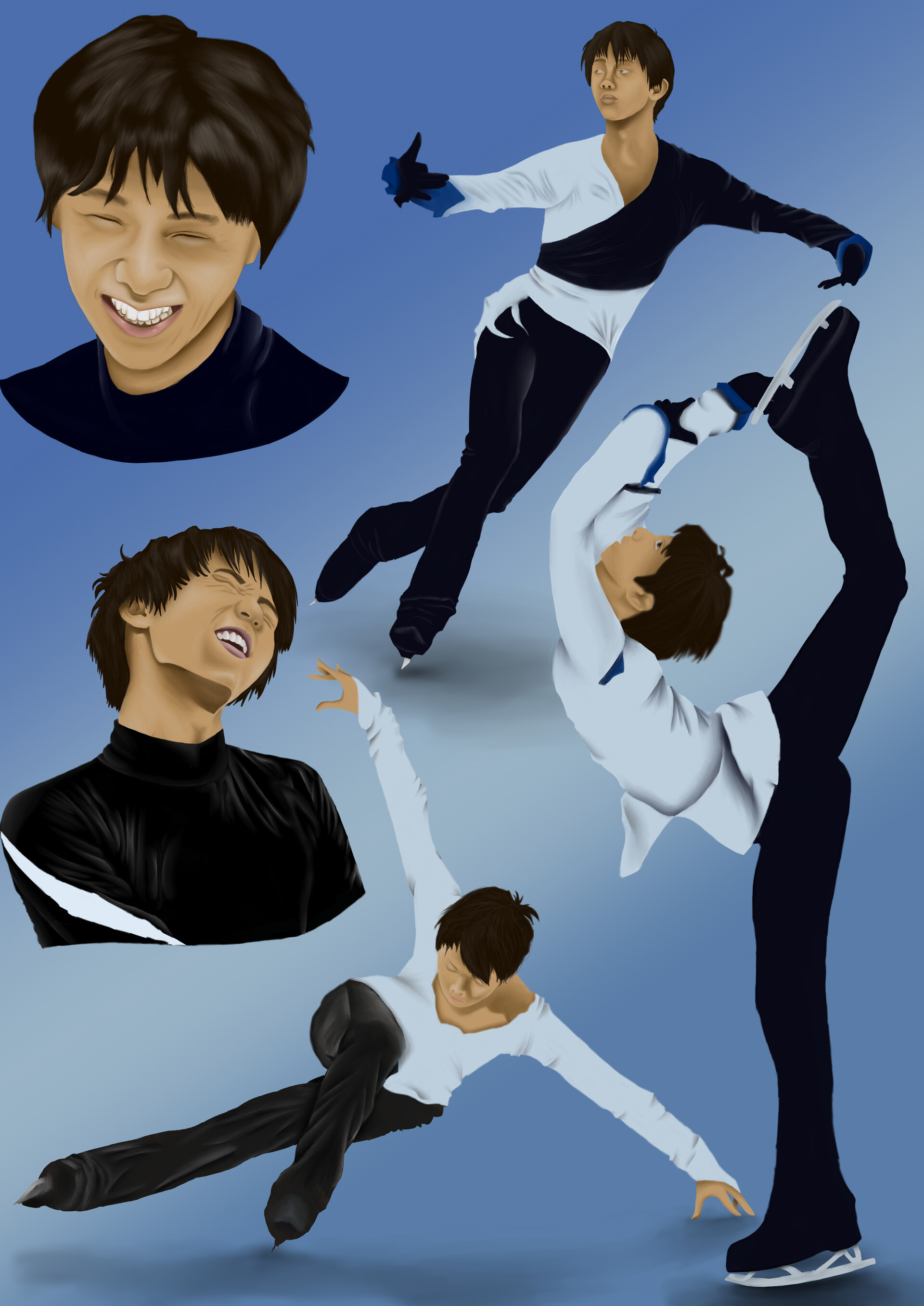 ArtStation - Yuzuru Hanyu Illustration