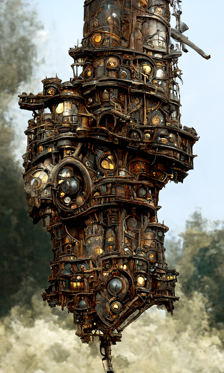 ArtStation - Steampunk tower